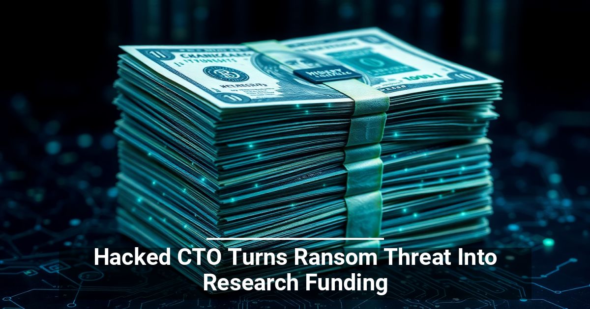 Hacked CTO Turns Ransom Threat Into Research Funding | InTech IT Solutions